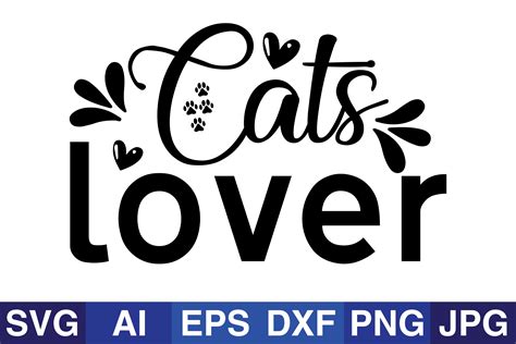 Cats Lovercat Svg Graphic By Svg Cut Files · Creative Fabrica