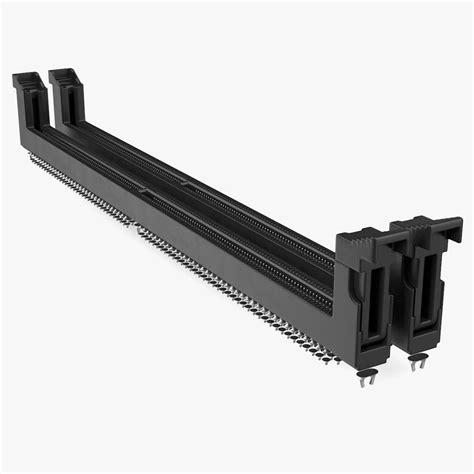 D Ddr Dimm Memory Slot TurboSquid