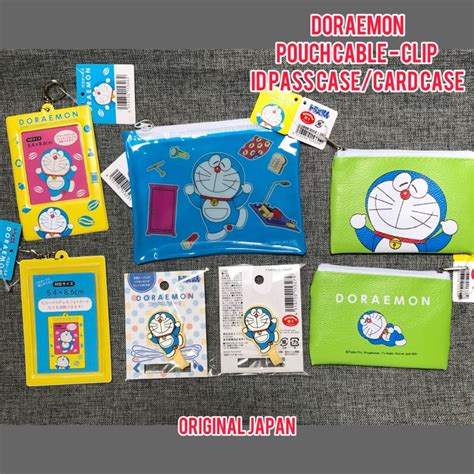 กระเป๋าเคส Doraemon Id Pass กระเป๋าหูรูดอเนกประสงค์ ต้นฉบับญี่ปุ่น