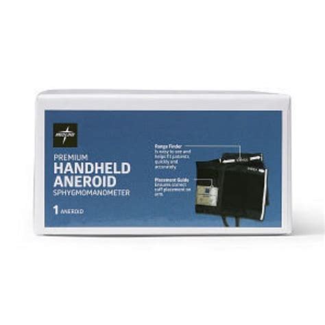 Medline Bp Unit Handheld Aneroid Cuff Large Adult Hhcs