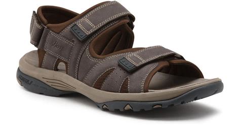 Ghbass Leather Gh Bass Traveler Sandal In Brown For Men Lyst