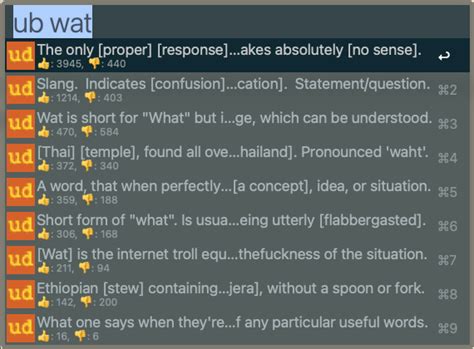 Urbandictionary Workflow Share Your Workflows Alfred App Community