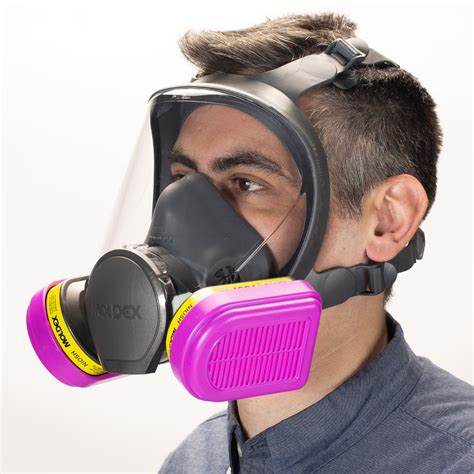 Semi Rectangular Combo Organic Vapor Acid Gas Cartridges P100 Filter For 7000 7800 9000 Series