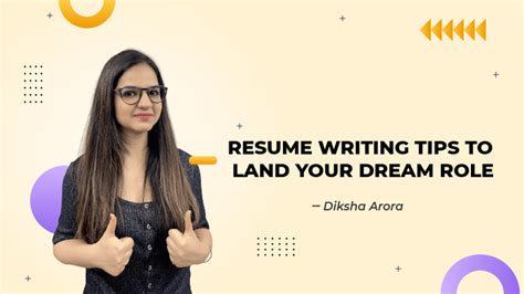 Resume Writing Tips Diksha Arora