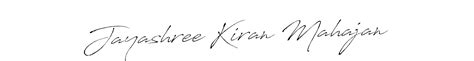 93 Jayashree Kiran Mahajan Name Signature Style Ideas Free Online