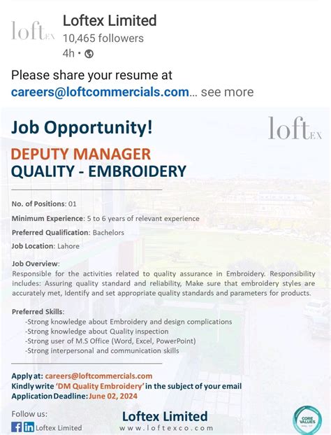 Muhammad Asim Tahir On Linkedin Job Opportunities No 2