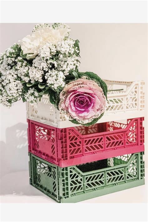 Medium Foldable Stackable Storage Crates Luna Crates