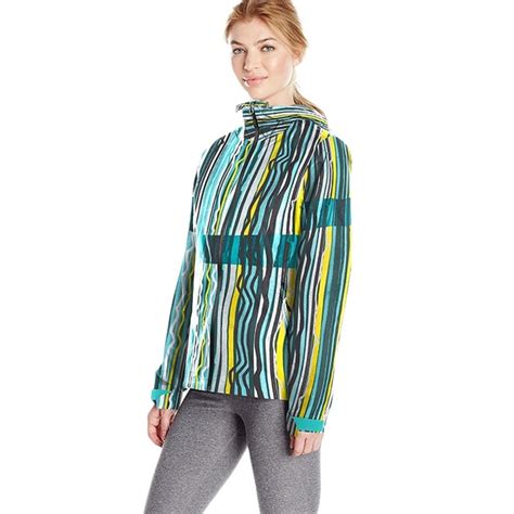 Spyder Surge Shell Jacket Freeze Strip Print Gem