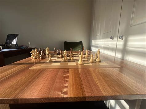 Look At This Amazing Chess Tables Perfect Matchup Rchessnuteboard