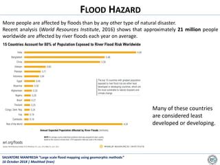LARGE SCALE FLOOD MAPPING USING GEOMORPHIC METHODS PPT
