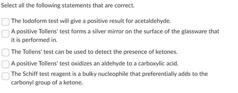 Solved Select all the following statements that are | Chegg.com