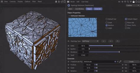 Check Out This Non Destructive Procedural Topology Deformer For C4d