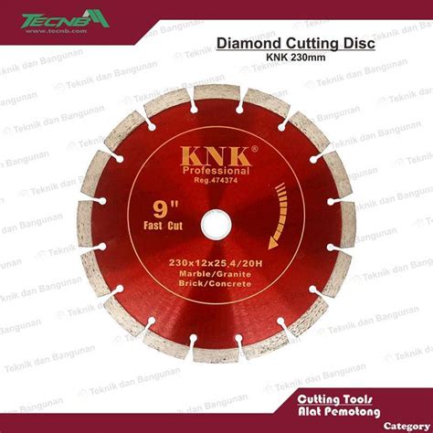 Jual Mata Potong Keramik Diamond Cutting Wheel KNK 230mm 9 Di Seller