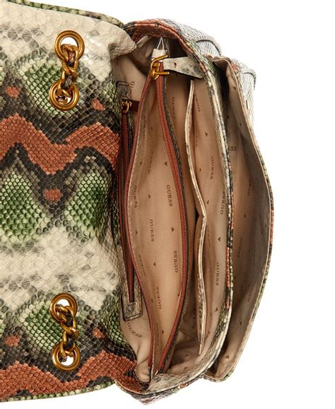 guess becci python small convertible crossbody macy s
