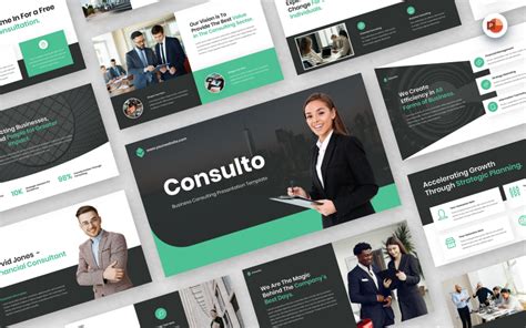 Consulto Business Consulting Szablon Powerpoint Consulto Business Consulting Szablon Powerpoint
