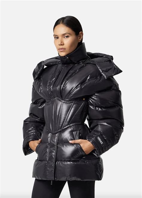 Anne Hathaway Wears Versace Corset Puffer Jacket At Sundance Ps Fashion