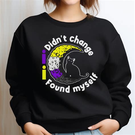 Non Binary Pride Sweatshirt Non Binary T Lesbian Sweater Lgbtq