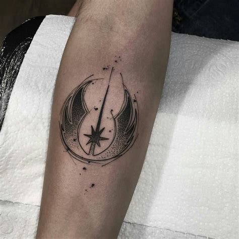Unleash The Force With A Jedi Order Symbol Tattoo Discover The Best Designs