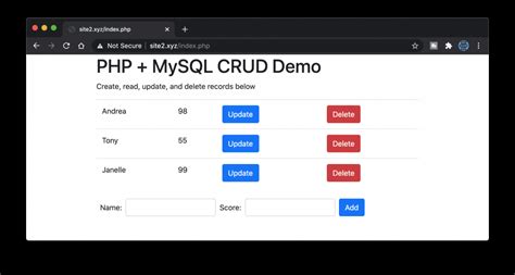 CRUD Operations With PHP And MySQL Full Tutorial For Beginners Tony Teaches Tech