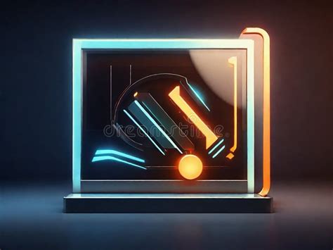 Small Gadget Futuristic Future Design Stock Illustration