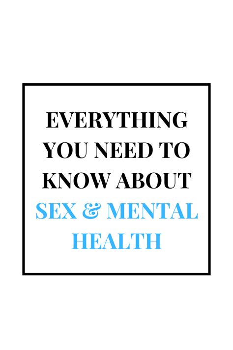 Does Having Sex Affect My Mental Health Artofit