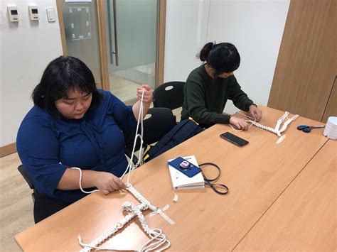 [소나무언덕잠실본동작은도서관] 청년 나만의 소확행 마크라메 한국지역사회교육협의회 연합 Kace연합