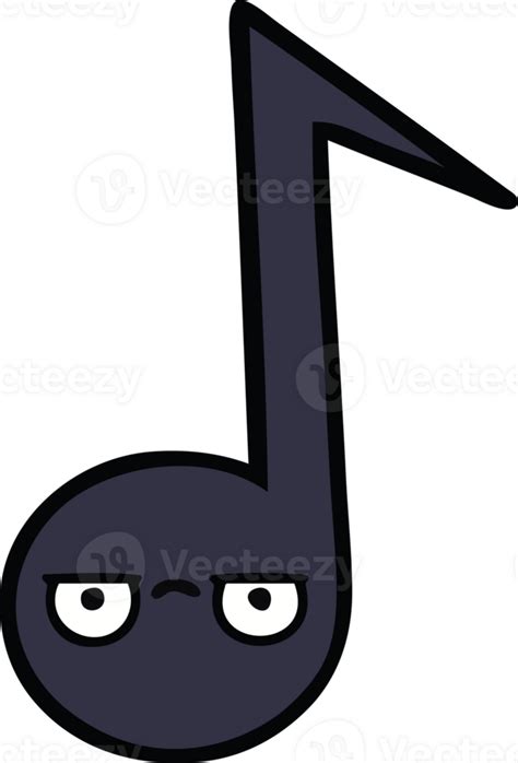 Cute Cartoon Musical Note 39930138 Png