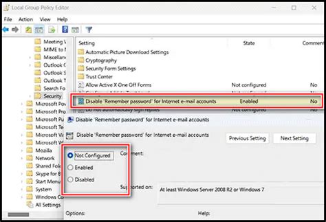 Fix Remember Password Option Missing In Outlook Return It