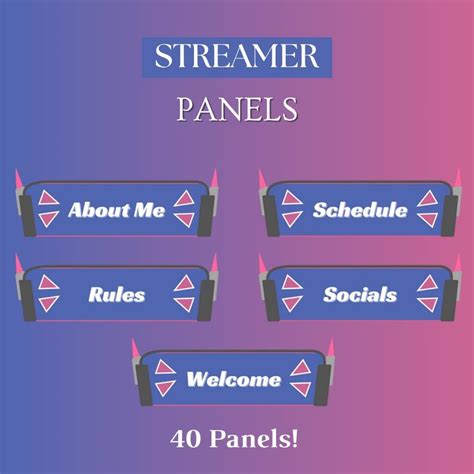 40 Dva Twitch Panels Twitch Asset Girl Gamer Girly Streamer Asset Video