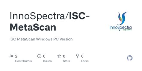 Github Innospectra Isc Metascan Isc Metascan Windows Pc Version