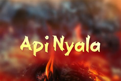 A Api Nyala Font Wepfont Fontspace
