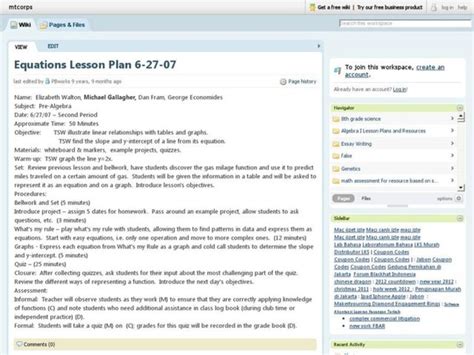 Equations Lesson Plan Lesson Plan For 7th Grade Lesson Planet