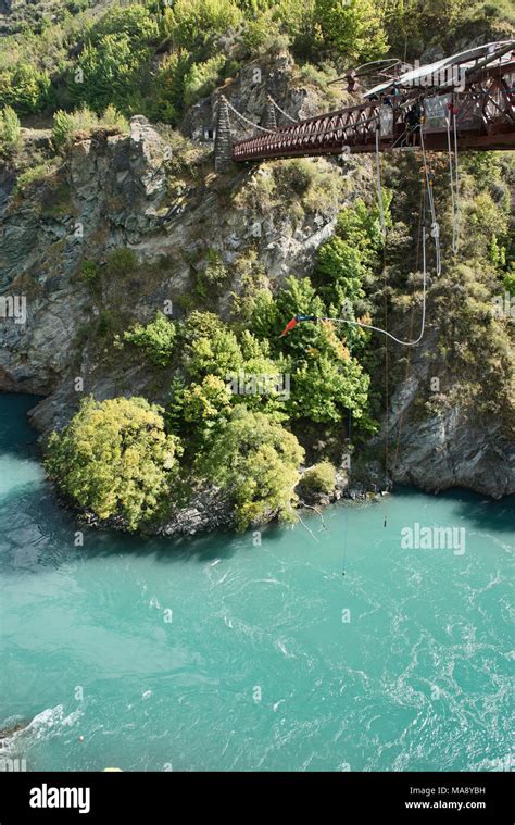 Bungy Jumping At The Famed AJ Hackett Kawarau Bridge Otago New