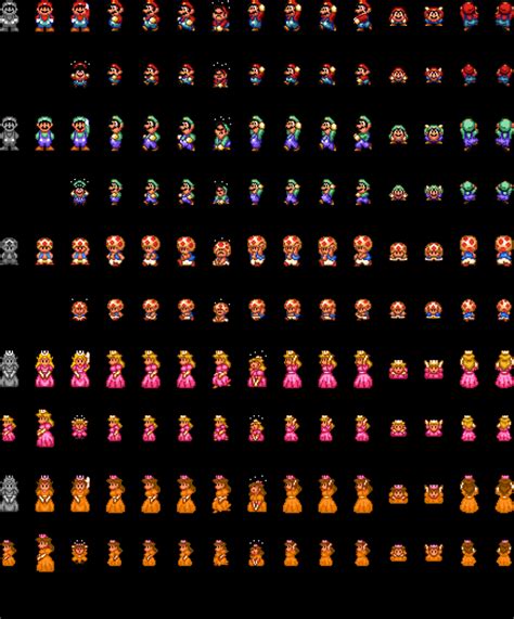 Smb2 Sprites Plus Daisy By Shadicles On Deviantart