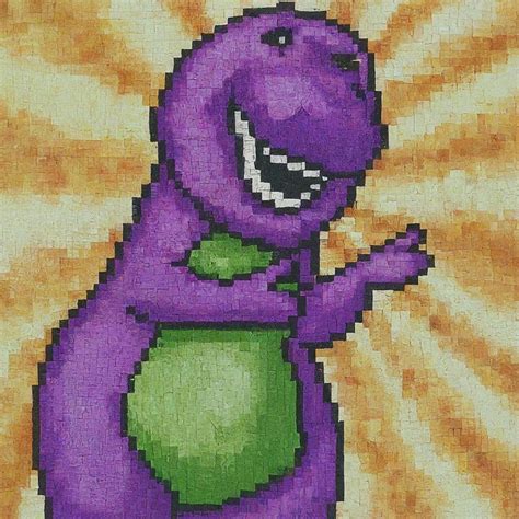 Barney003 Pixel Art Barney Art