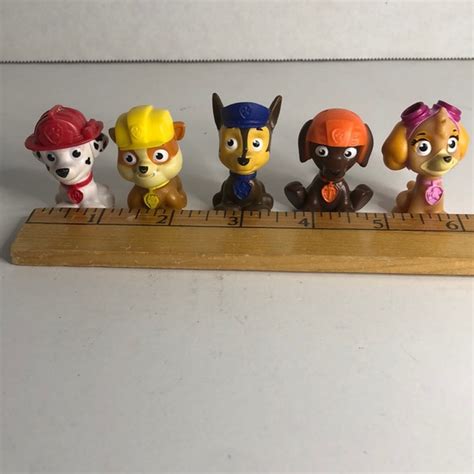 Paw Patrol Toys Lot Of 5 Paw Patrol Mini Figures 2 Tall Toys Cake