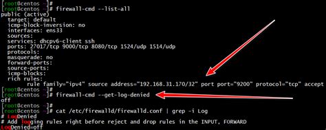 Centos7开启firewalld防火墙日志记录获取被拦截的ip 阿里云开发者社区