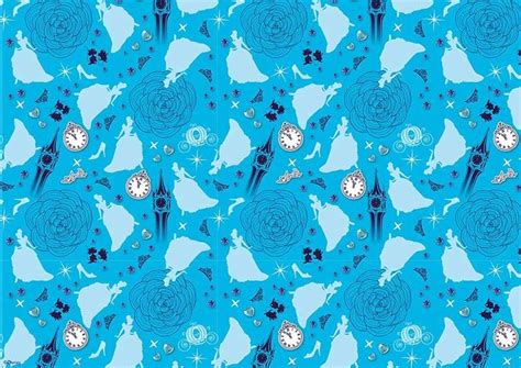 Disney Princess Cinderella Pattern Sheet A4 Edible Image