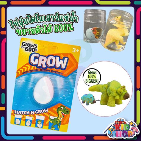 ของเล่นไข่ไดโนเสาร์แช่น้ำ ไข่เซอร์ไพรส์ไดโนเสาร์ ไข่แช่น้ำลุ้นตัวโต ขยายถึง 600 Shopee Thailand