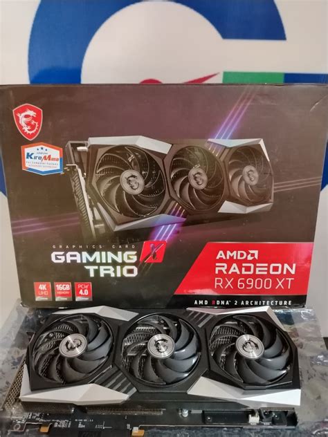 Graphic Card AMD Redeon Rx 6900 Xt 16gb Ddr6 Msi Gaming X Trio Gc Hardware Net