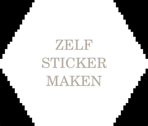 Zelf Hexagon Sticker Maken 35x30 Mm 30 Stickers Per Vel