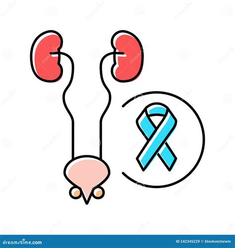 Ilustración Vectorial Del Icono Del Color De La Enfermedad Del Sistema