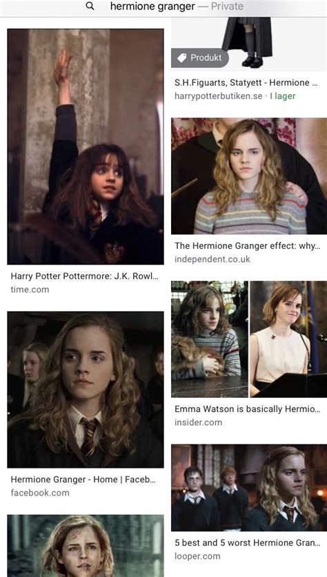 Hermione Granger Hair Evolution