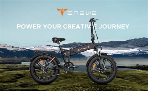 ENGWE Bici Elettrica Pieghevole Fat Tire Velocità Bicicletta
