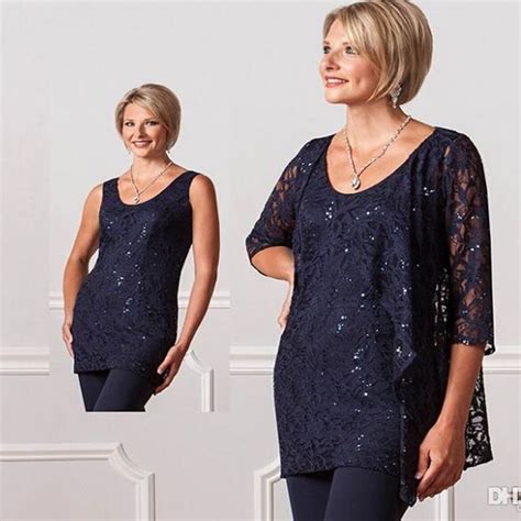 Grandmother Of The Bride Pant Suits Collection Vestidos De Encaje Vestidos De Encaje Azul