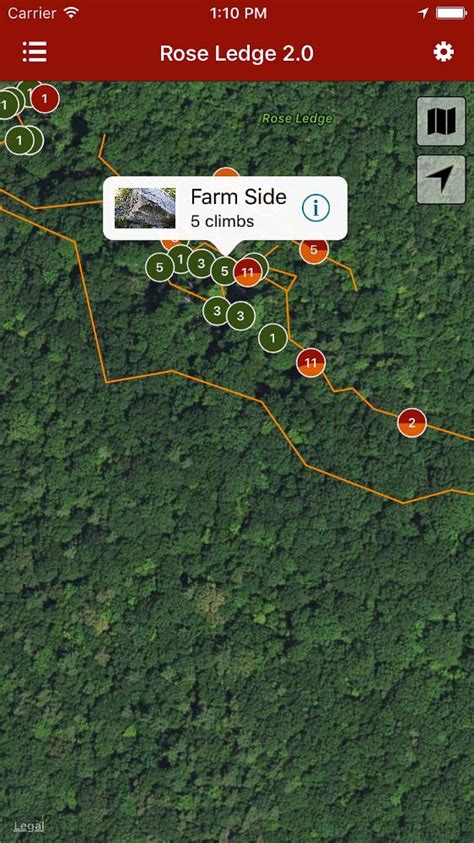 Rose Ledge 2 0 Rock Climbing Guidebook