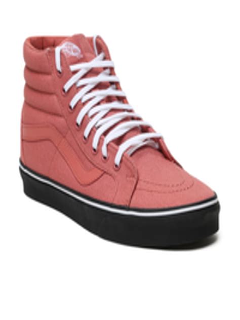 Buy Vans Unisex Red Sk8 Hi Reissue High Top Sneakers Casual Shoes For