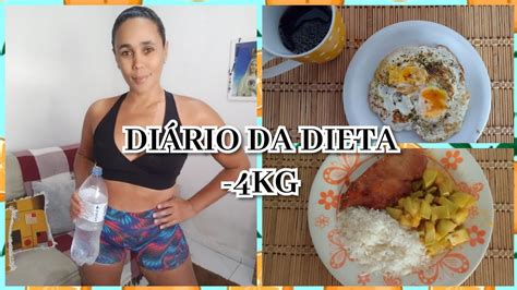 Já Consegui Emagrecer 4 Kg😲diÁrio Da Dieta Youtube