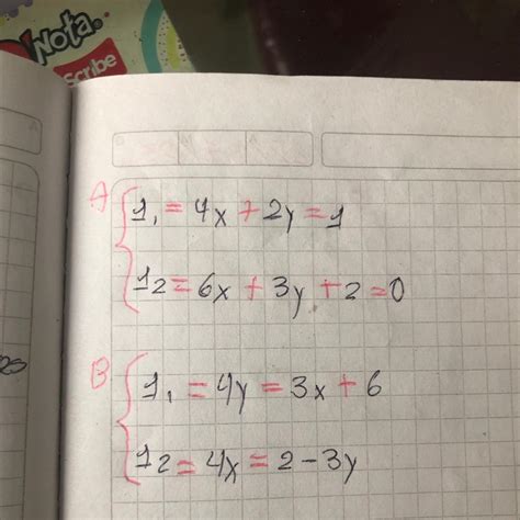 Determina Si Las Rectas Son Paralelas O Perpendiculares Brainly Lat