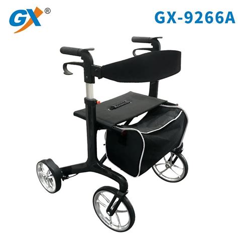 Lightweight Carbon Fiber Rollator Walker For Elderly China Folding Rollator And Walking Rollator